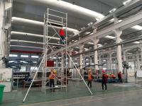China Aluminium 10m Double Height Cantilever Scaffold Tower for sale