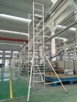 China Aluminium 10m Double Height Cantilever Scaffold Tower for sale