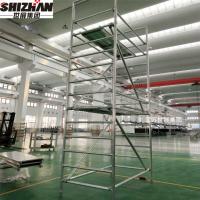 China 10m portable mobile tower Aluminum Mini Scaffold horizontal pipe for sale
