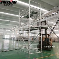 China 10m portable mobile tower Aluminum Mini Scaffold horizontal pipe for sale