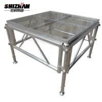 China Aluminum Fashion Show Glass Stage Adjustable Acrylic Platform for sale