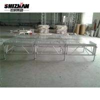 China Aluminum Fashion Show Glass Stage Adjustable Acrylic Platform for sale