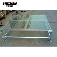 China Aluminum Fashion Show Glass Stage Adjustable Acrylic Platform for sale