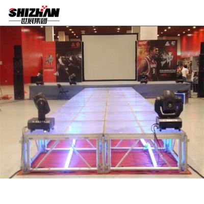 China 1.22*1.22m Acrylic Wedding Swimming Pool Transparent Stage Platform for sale