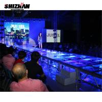 China Wedding Glass Stage Ceremony Swimming Pool Floor Acrylic Transparent Mobile Stage Platform for sale