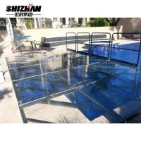 China Decoration Wedding Live Performance Stage Temporary Portable 4x8 Stage Deck Clear for sale