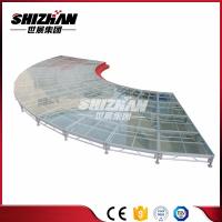 China Water Proof Anti Slip Glass Stage Outdoor Indoor Acrylic Stage Platform for sale