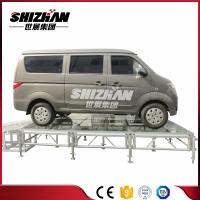 China Anti Slip Catwalk Tempered Glass Stage Show Aluminum Frame Loading for sale