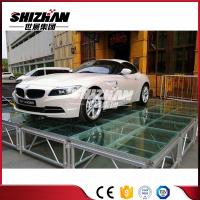 China Anti Slip Catwalk Tempered Glass Stage Show Aluminum Frame Loading for sale