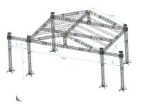 China OutdoorAlloy Truss Concert Stage Aluminum Lighting Truss Roof System for sale