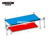 China Lighting Aluminum DJ Truss 0.5m 1m 1.5m 2m Length for sale
