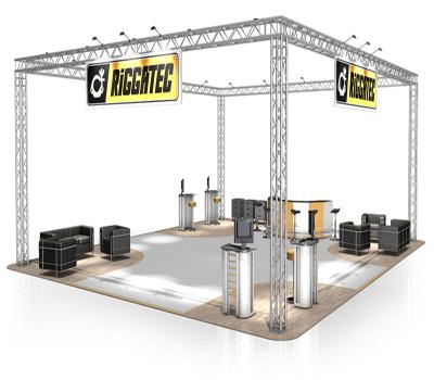 China Alloy Booth Lighting Square Truss Aluminum Truss Display 0.5m 4 Meter for sale