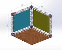 China Trade Show Booth 6082-T6 6061-T6 Aluminium Lighting Trusses 290X290mm for sale