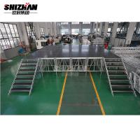 China Wedding Event Assembly Aluminium Stage Platforms 1.22x2.44m for sale
