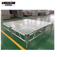 China Outdoor Event Glass Floor Portable Dance Stage TUV Certified 800kgs/Sqm for sale
