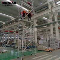 China Easy Install Mobile Aluminum Scaffolding Tower 3m 12m Height for sale