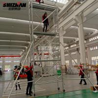 China Easy Install Mobile Aluminum Scaffolding Tower 3m 12m Height for sale