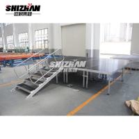 China 1.22x2.44m Black Aluminum Stage Platforms Outdoor for sale