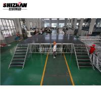 China Entertainment Event Aluminum Plywood Stage Platform Easy Assembly for sale