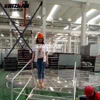 China Portable Outdoor Glass Floor Aluminum Stage Platforms 950kg Loading Capacity for sale