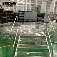 China Portable Outdoor Glass Floor Aluminum Stage Platforms 950kg Loading Capacity for sale