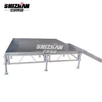China Modular Assembly Acrylic Stage Platform 0.6m 1.1m Height for sale
