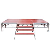 China Modular Assembly Acrylic Stage Platform 0.6m 1.1m Height for sale