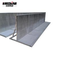 China Aluminum Alloy 6061-T6 Concert Stage Barriers Folding Crowd Control for sale