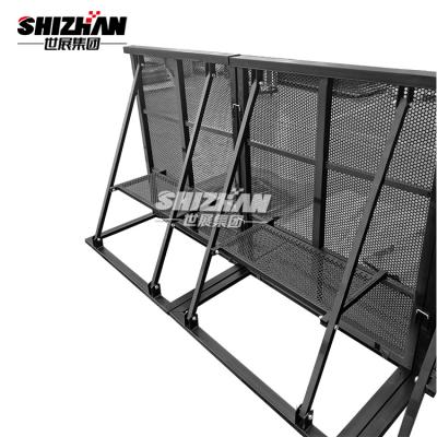 China Steel Q235 Concert Mojo Crowd Control Barricade Folding for sale