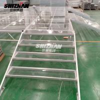 China Portable Outdoor Glass Floor Wedding Dance Stage 1m 2m 4m Length for sale