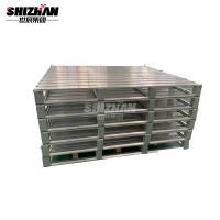 China Lightweight Recyclable High Load Capacity Aluminum Pallet Replacement for sale