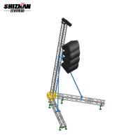 China Aluminum Line Array Speaker Truss Stand Mini Tower Aluminum Truss for sale