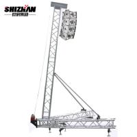 China Aluminum Line Array Speaker Truss Stand Mini Tower Aluminum Truss for sale