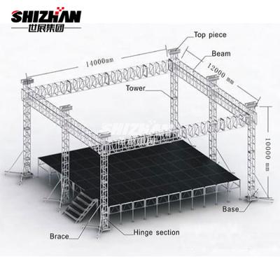China Stage Lighting Aluminum Truss Structure High Performance for sale