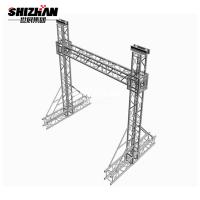 China Portable Folding Truss System Aluminum Lighting Truss Electric Galvanized for sale