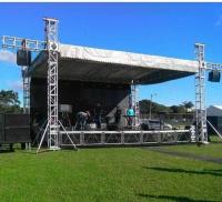 China Concert Stage Sound And Light Lighting Truss Roof System for sale
