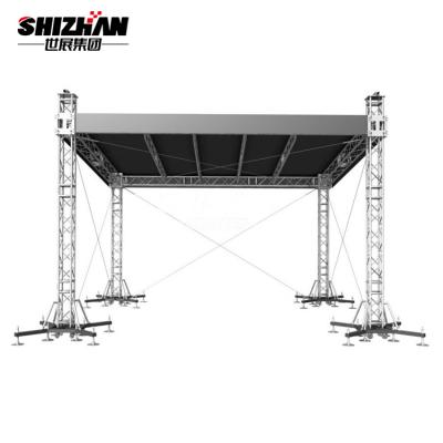 China Aluminum Outdoor Stage Roof Truss With Portable Stage for sale