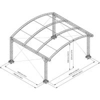 China Design Plate Frame Aluminum Bolt Truss Electric Galvanized 300x300mm for sale