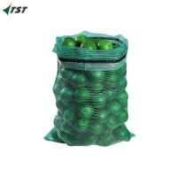 China L Sewing Pp Mesh Bag 56*89cm Green/White Color For Agriculture Products Packing for sale