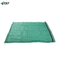 China L Sewing Pp Mesh Bag 56*89cm Green/White Color For Agriculture Products Packing for sale