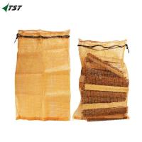China 30L 40L 60L 80L  Tubular Mesh Bag With UV Protection For Firewood  for sale