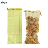 China 5kg-50kg Yellow Color Tubular Mesh Bag for Seed Potato for sale
