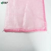 China 100% New Material Pink Color Pp Polypropylene Leno Bags / Onion Packaging Bags for sale