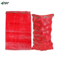 China 25KGS 30KG  Red Tubular Mesh Net Bag For Harvest Agricultural  Product for sale