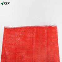 China Plastic Orange Red Pp Tubular Leno Net Mesh Bags For Onion Potato Vegetable Packaging Sack for sale
