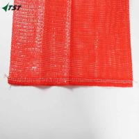 China Plastic Orange Red Pp Tubular Leno Net Mesh Bags For Onion Potato Vegetable Packaging Sack for sale