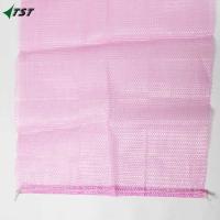 China 53X87cm Mexican Pink Onion Tubular Mesh Bag with cord for sale