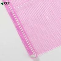 China 53X87cm Mexican Pink Onion Tubular Mesh Bag with cord for sale