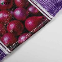 China Custom Logo Purple Pp Onion Bags For Storage Agriculture Products 50*80cm for sale