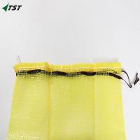 China Light Yellow Virgin Polypropylene Tubular Mesh Bag For Vegetables for sale